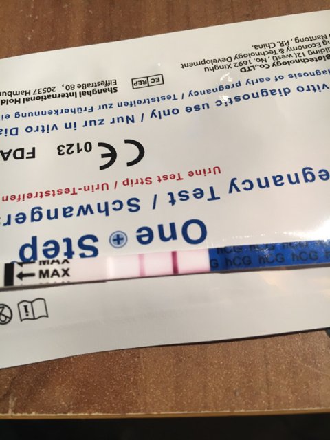 One step pregnancy tests