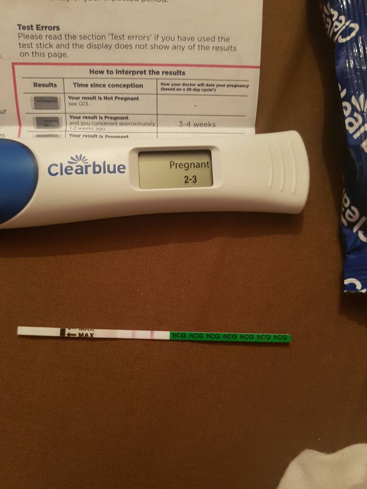 One step pregnancy tests