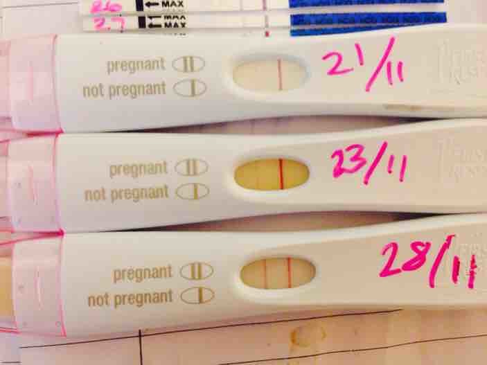 Does it look like my hcg levels are dropping?