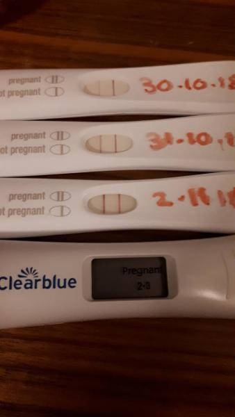 Post your lovely bfp line progressions