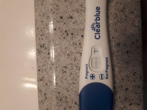 Faint positive ClearBlue pregnancy test?