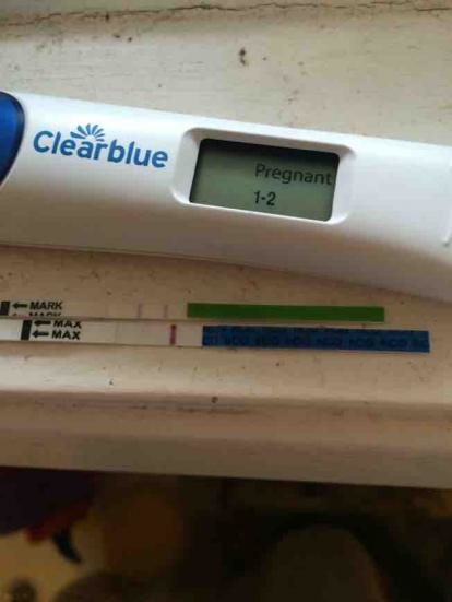 1 day before AF due and still very faint bfp.