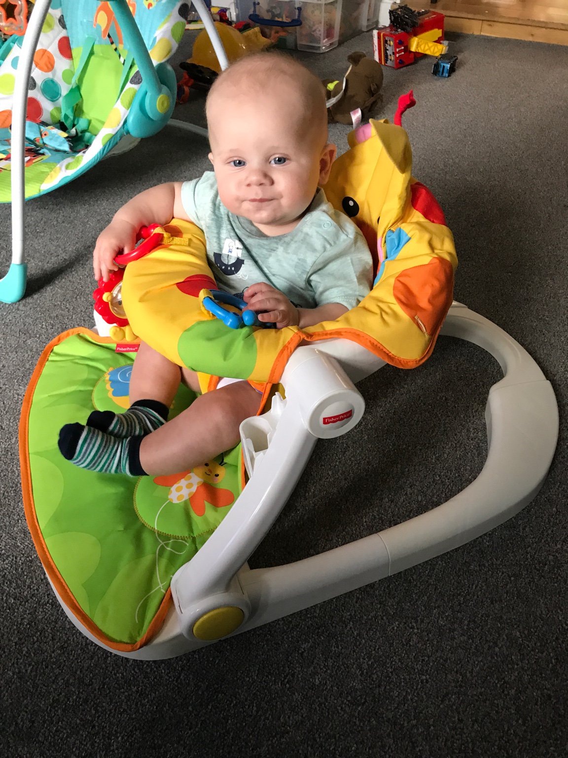 Bumbo seat for 3 month old?