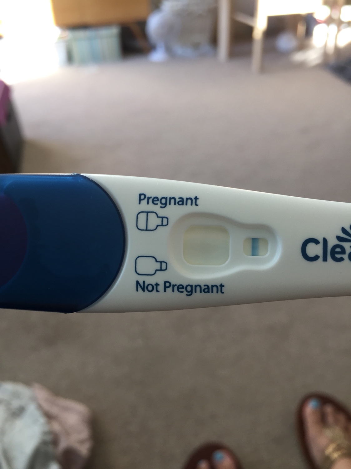 Faintest line on clear blue early detection?