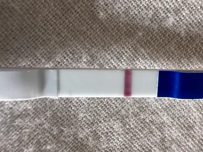 8DPO line eyes or faint positive