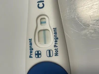 Faint positive test help